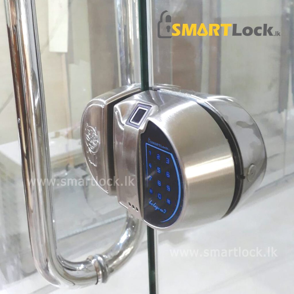Fingerprints Glass Lock SML-GLF-ZKS - Smart Lock Sri Lanka