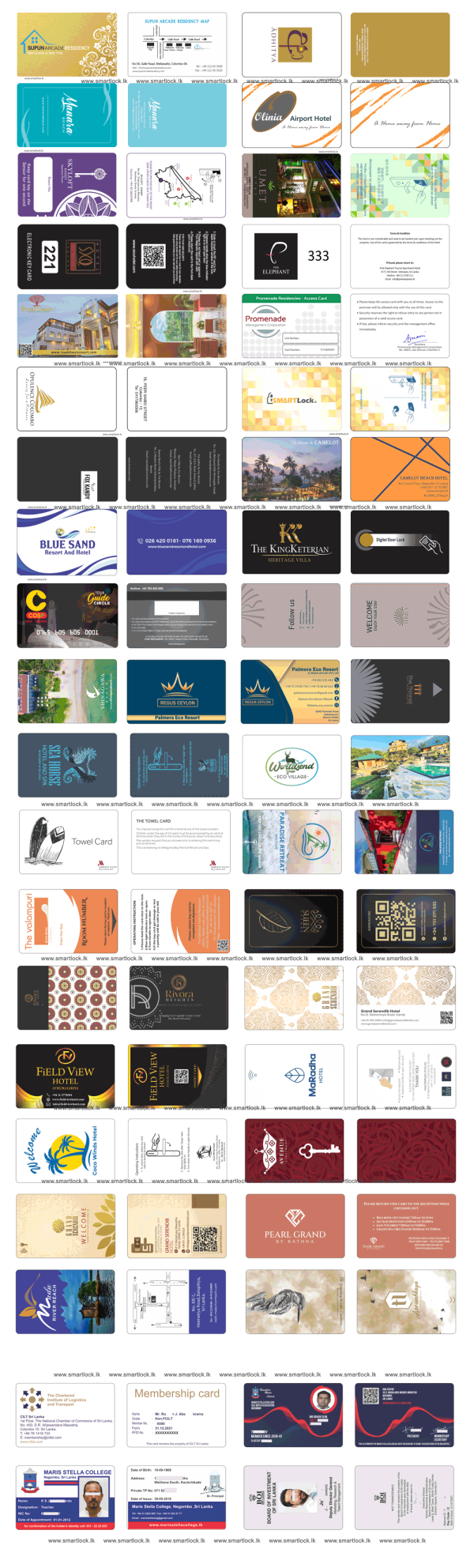 RFID Cards & Card Printing Service - Smartlock.lk